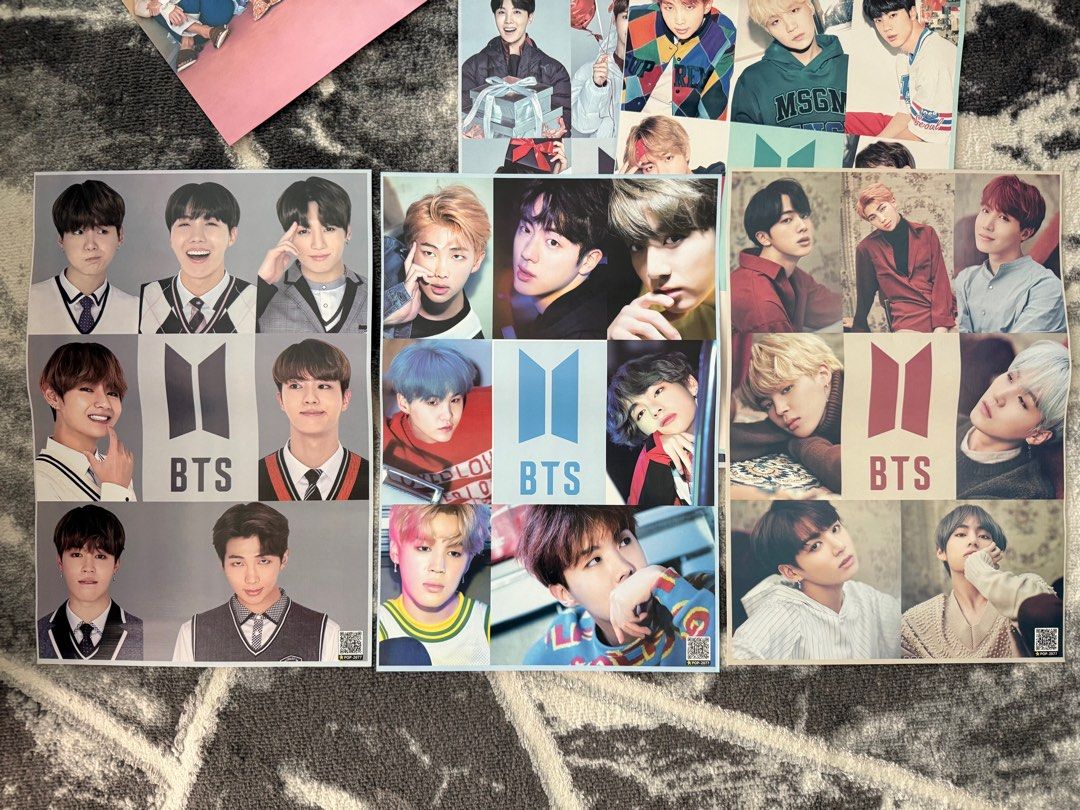 New K-Pop BTS Posters (10 pieces), Hobbies & Toys, Memorabilia ...