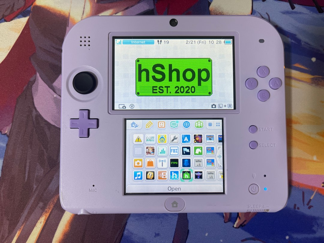 Nintendo 2DS Modded Purple 128GB, Video Gaming, Video Game Consoles ...