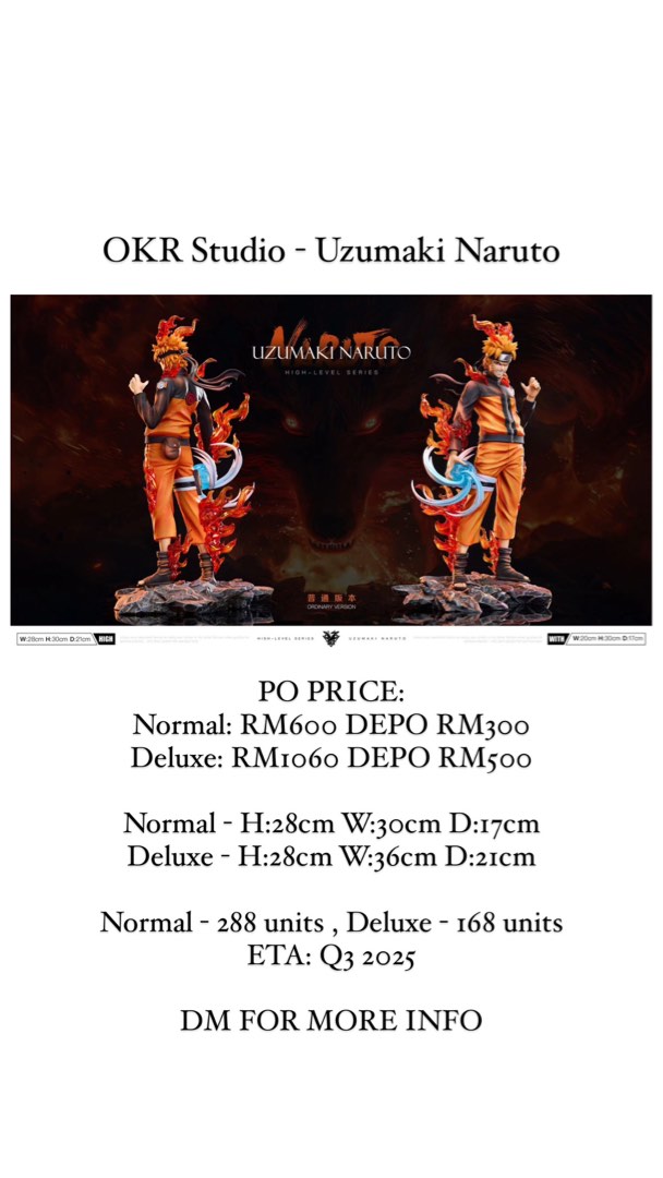 OKR Studio - Uzumaki Naruto, Hobbies & Toys, Toys & Games on Carousell