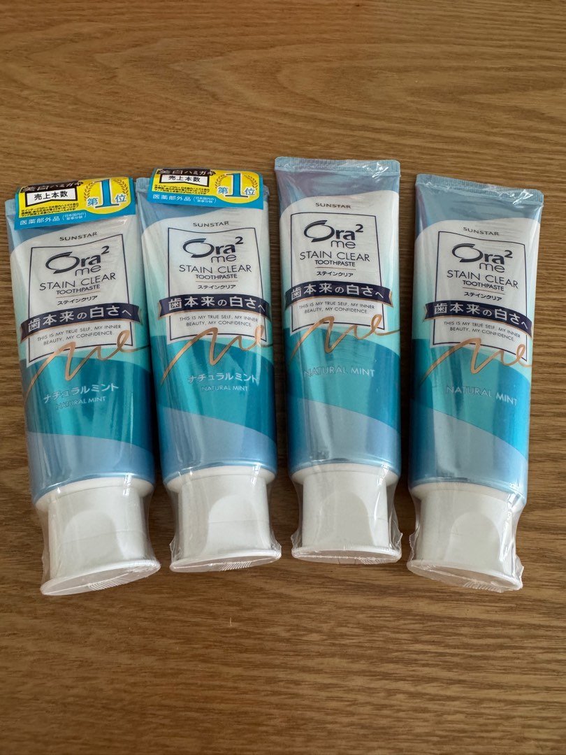 Ora 2 Me stain clear toothpaste (Sunstar), Beauty & Personal Care, Oral ...