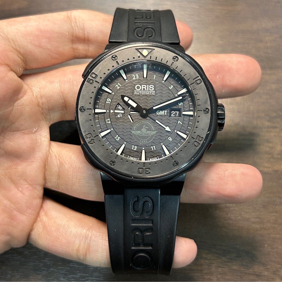 Oris Force Recon GMT United States Marine Corps Automatic Men Watch ...