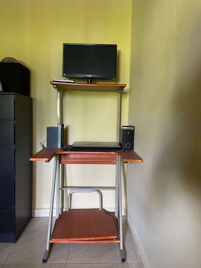 PC/Computer Workplace Table (Meja komputer), Furniture & Home Living ...