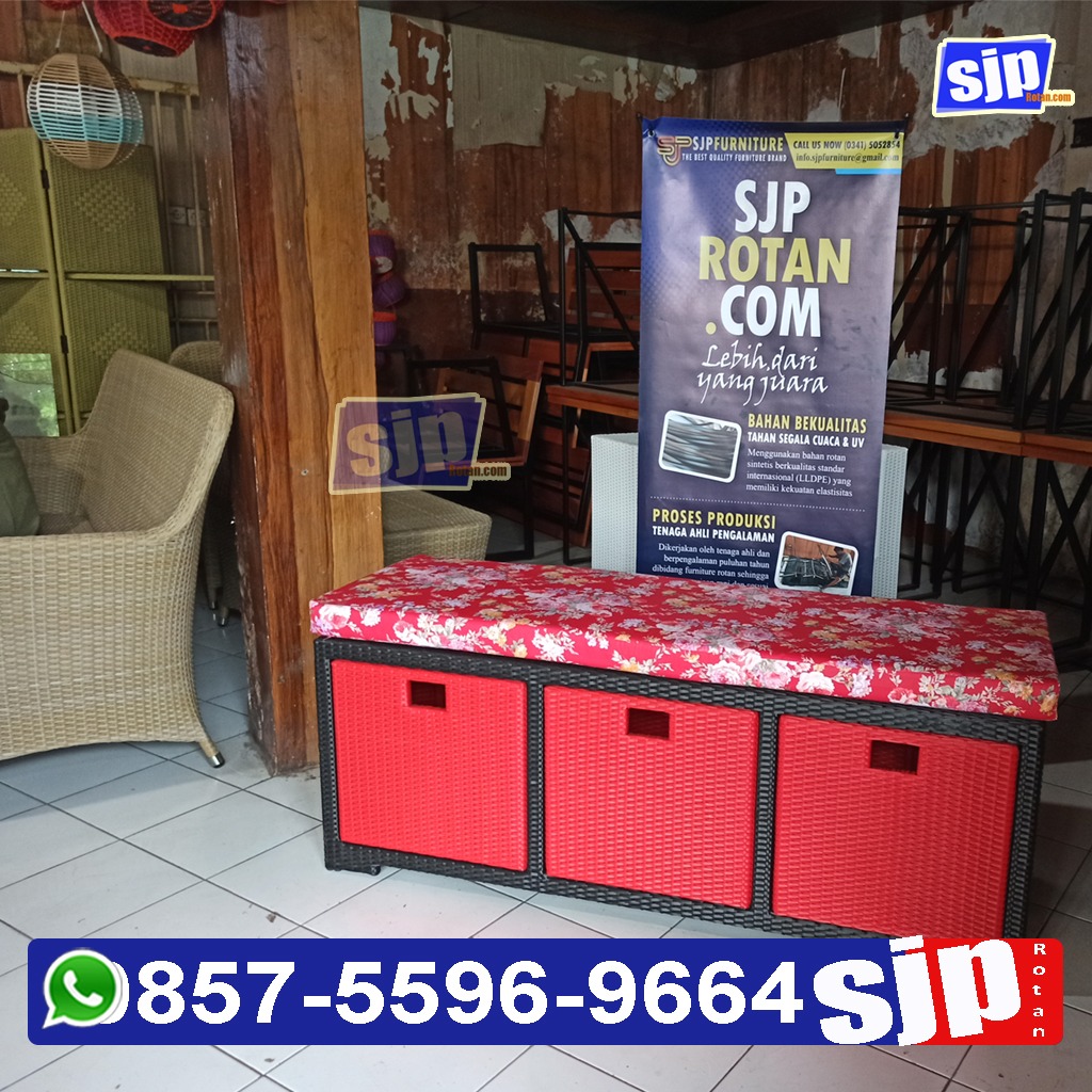 pengrajin sofa rotan sintetis multi fungsi sama rak penyimpanan, Desain & Kerajinan Tangan, Alat ...