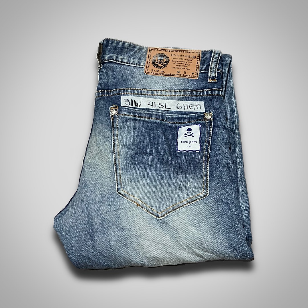 PHILIPP PLEIN x ROEN JEANS MAN, Men's Fashion, Bottoms, Jeans on Carousell