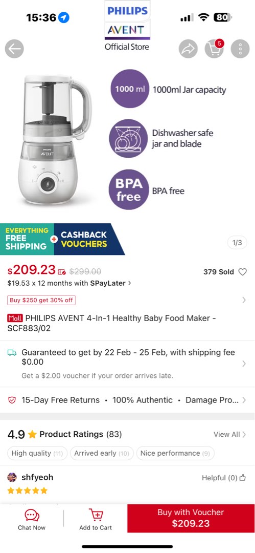 Philips Baby Food Maker, Babies & Kids, Nursing & Feeding, Weaning ...