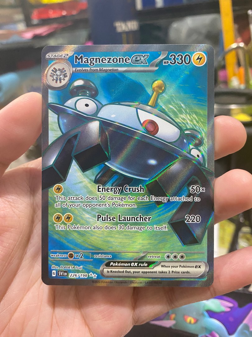 Pokemon Card - Magnezone EX Ultra Rare Scarlet & Violet 226/198 ...