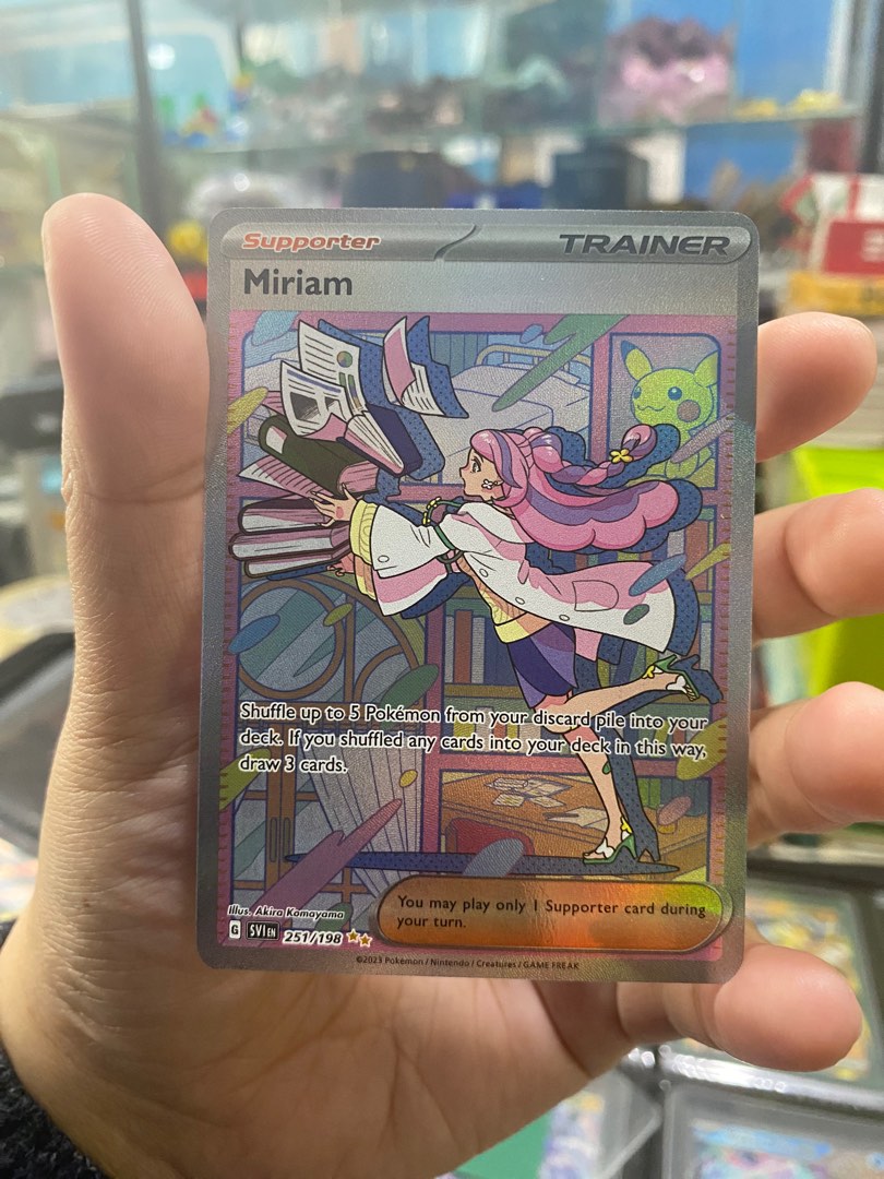 Pokemon Card - Miriam Special Illustration Rare Scarlet & Violet 251/ ...