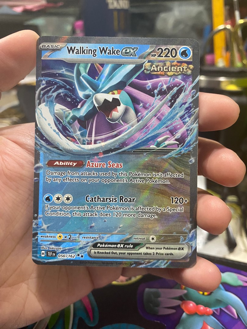 Pokemon Card - Walking Wake EX Ultra Rare Temporal Forces 050/162 ...