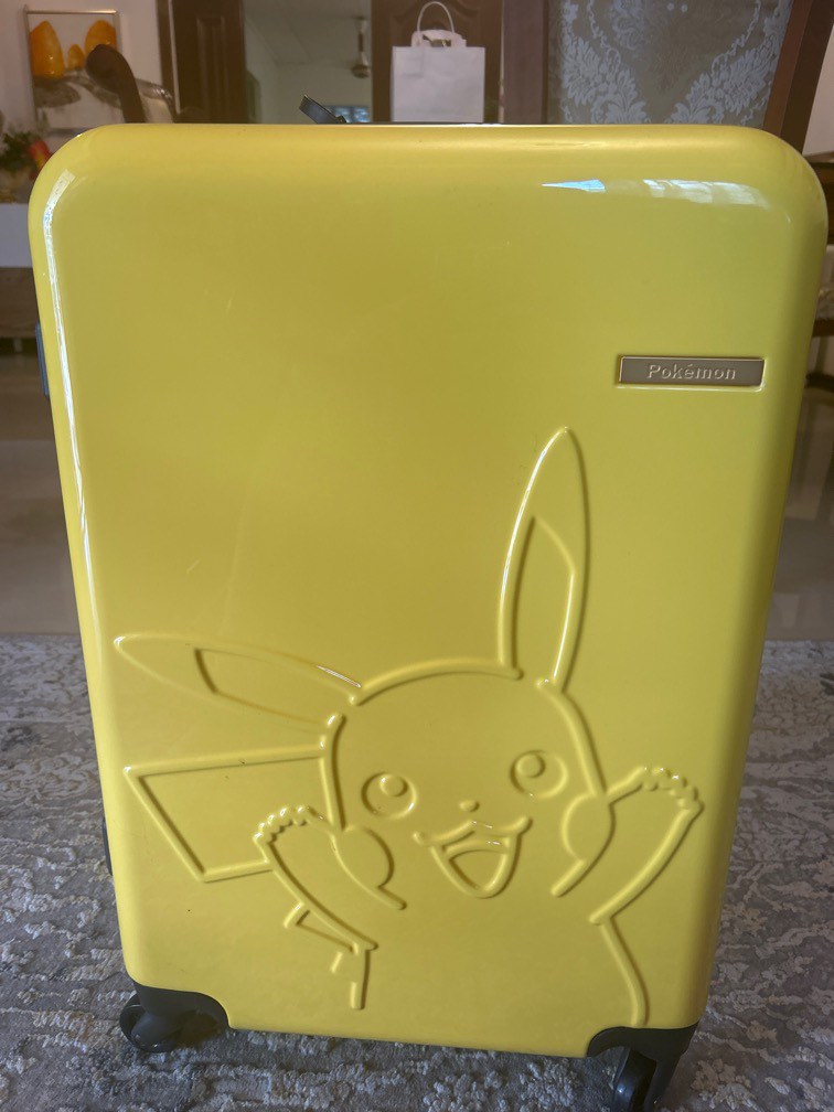 Pokemon Pikachu Suitcase Travel Luggage Carry on Bag TSA Lock 26 ...