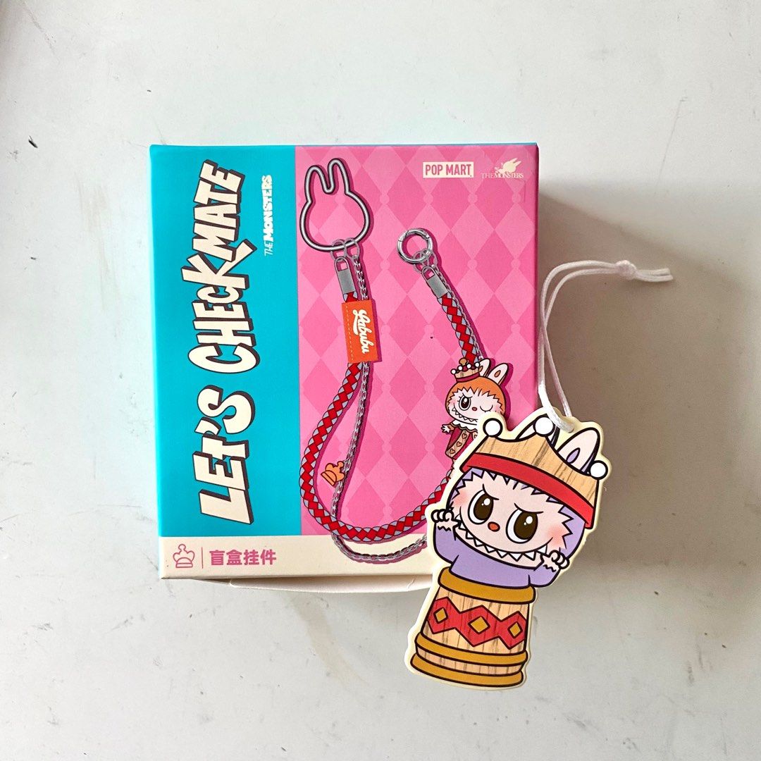 POP MART Let’s Checkmate Series The Monsters Labubu Pendant Blind Box ...