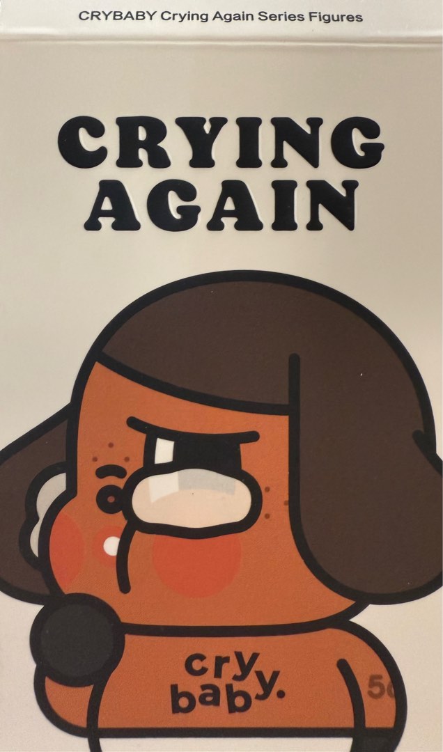 Popmart Crybaby Crying Again - robber, Hobbies & Toys, Toys & Games on ...