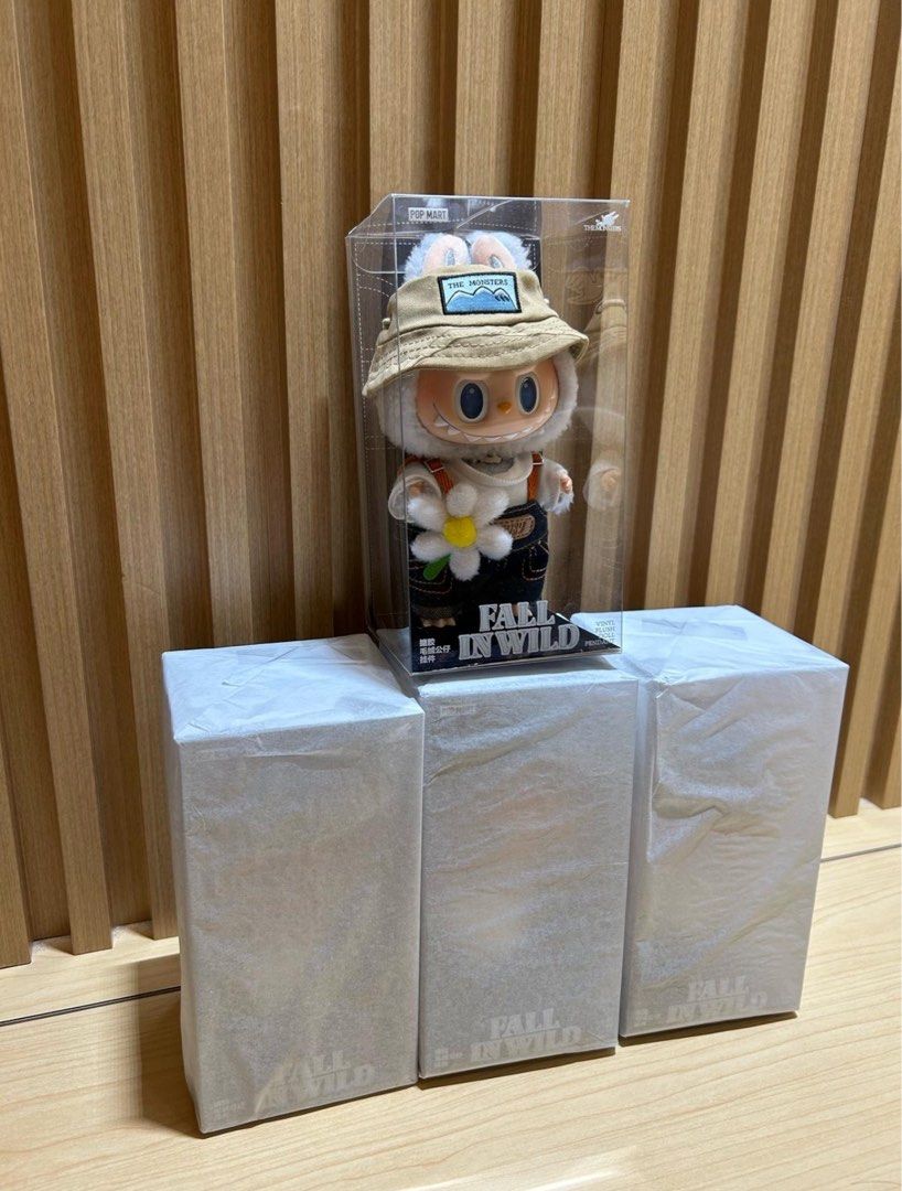 Popmart Fall in Wild Labubu Vinyl Face Plush Doll Pendant, Hobbies ...