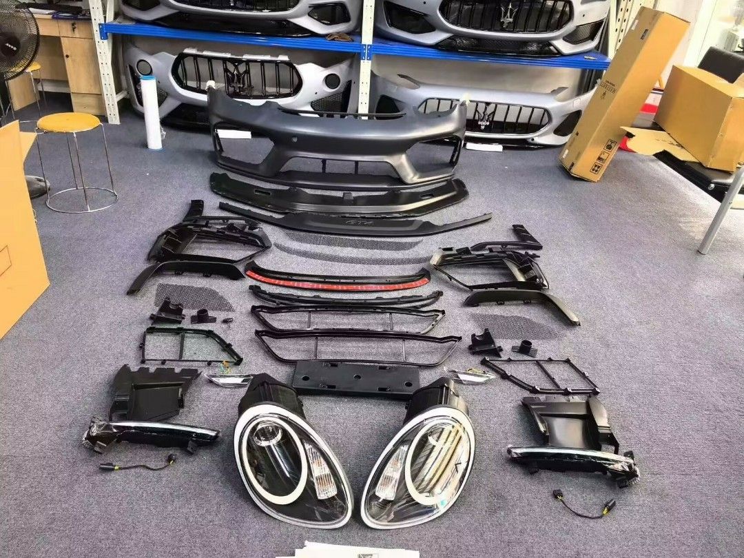 Porsche 987 upgrade GT4 RS body kit, non-destructive installation, Car ...