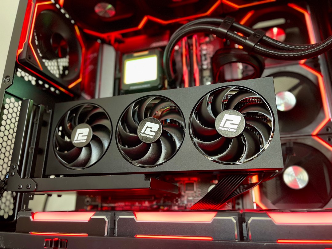 PowerColor Fighter RX 7800 XT 16GB GPU | Graphics Card, Computers ...