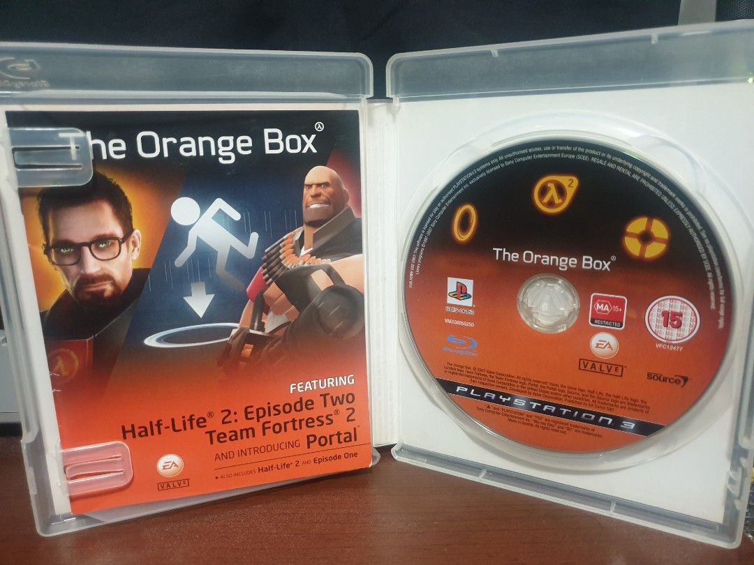 PS3 THE ORANGE BOX half-life 2 episode 2 team fortress portal FPS valve ...