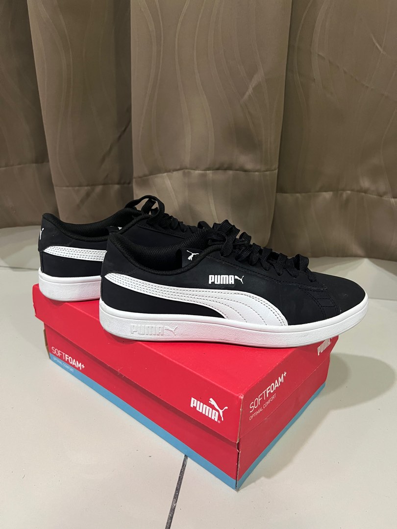 Puma V2 Black, Women's Fashion, Footwear, Sneakers on Carousell