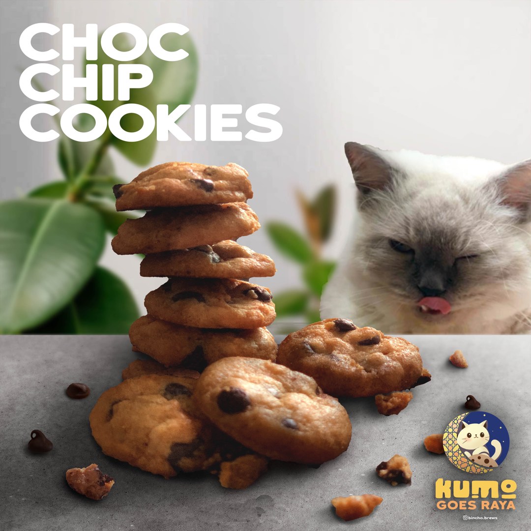 CHOCOLATE CHIP COOKIES | 2025 HALAL EID RAYA COOKIES | EARLY BIRD RAYA ...
