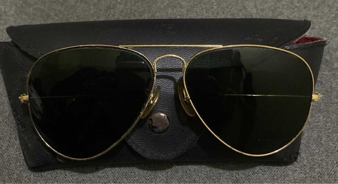 Ray-ban Aviator BL (Made in usa) Vintage, Men's Fashion, Watches ...