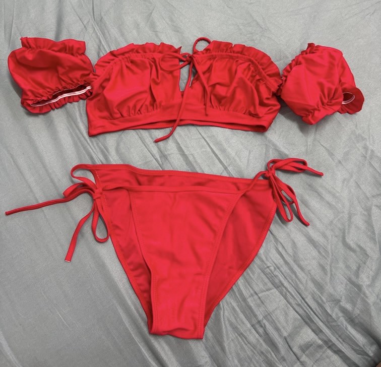Red Bikinis, Women's Fashion, Swimwear, Bikinis & Swimsuits on Carousell