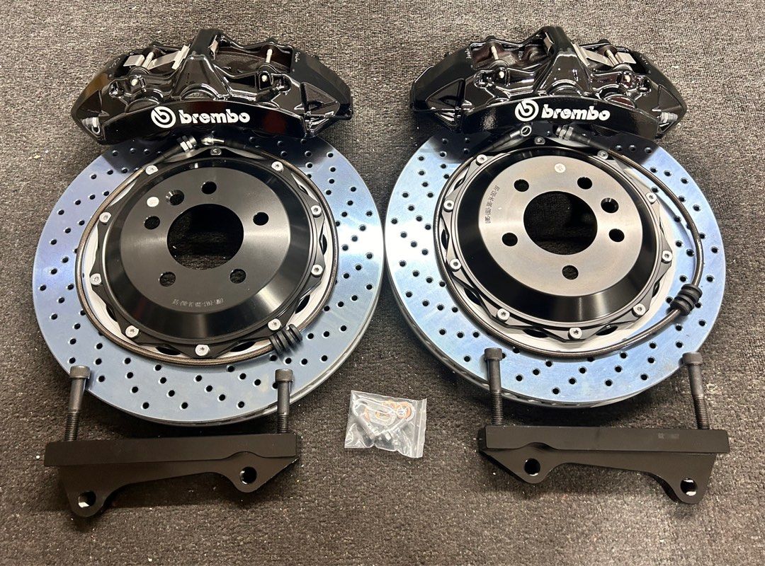 Restored Brembo Gt6 6 pot Brake Kit BBK, Car Accessories, Accessories ...