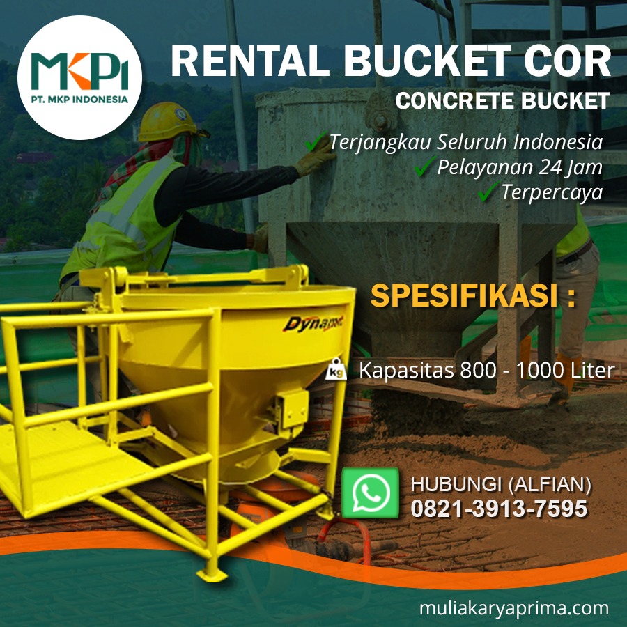 RENTAL SEWA BUCKET COR KONSTRUKSI Tanah Laut | 0821-3913-7595, Properti ...