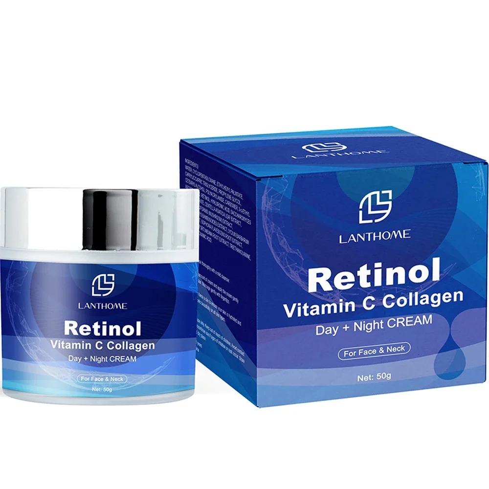 Retinol Professional Lanthome Whitening Collagen For Face Night and Day ...