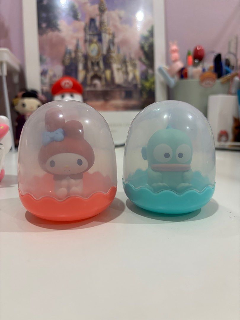 Sanrio Egg Gacha Ball - My Melody and Hangyodon, Hobbies & Toys, Toys ...