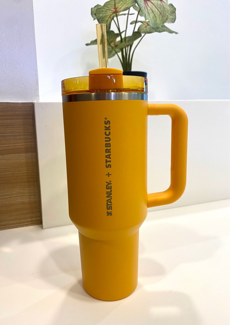 SB Mustard Stanley tumbler, Furniture & Home Living, Kitchenware ...