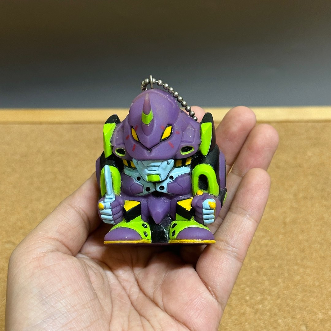Sega Neon Genesis Evangelion Soft Vinyl Figure Keychain Eva Unit-01 6 ...