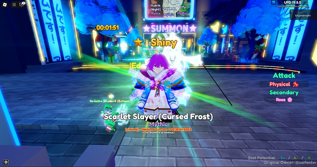 SHINY SCARLET SLAYER / KYOKA IZUMI (ANIME ADVENTURES), Video Gaming ...