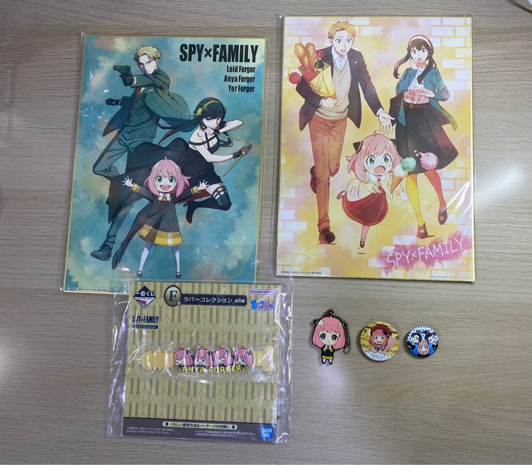 Spy Family official merch (Anya Forger Loid Forger Yor Forger), Hobbies ...