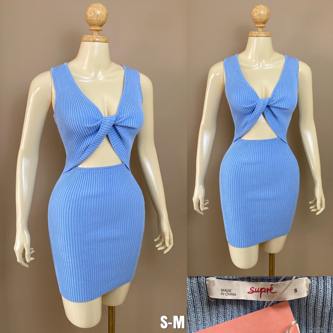 Supre ribbed, Women's Fashion, Dresses & Sets, Dresses on Carousell