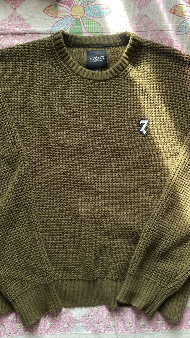 SVG WAFFLE KNITWEAR 7th ANNIVERSARY, Men's Fashion, Activewear on Carousell