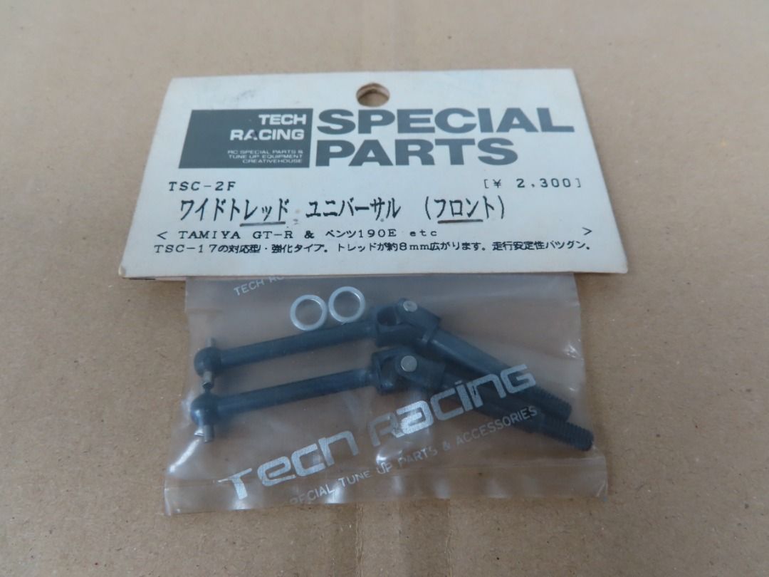 Tamiya TA01 Front TA02 Rear Universal Shaft Wide tread axle TSC-2F Tech Racing, 興趣及遊戲, 玩具 & 遊戲類 ...