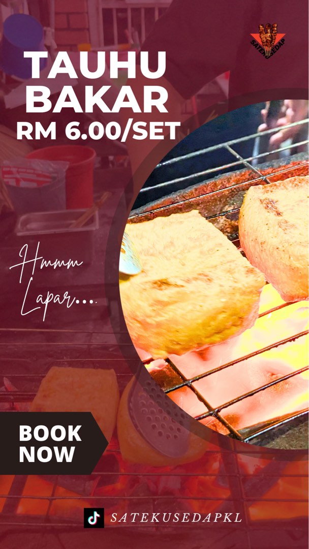 Tauhu bakar, Food & Drinks, Local Eats on Carousell