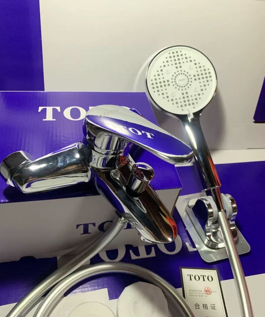 TOTO全新花灑沖涼淋浴套裝 帶龍頭, 傢俬＆家居, 浴室、廚房用品配件 - Carousell