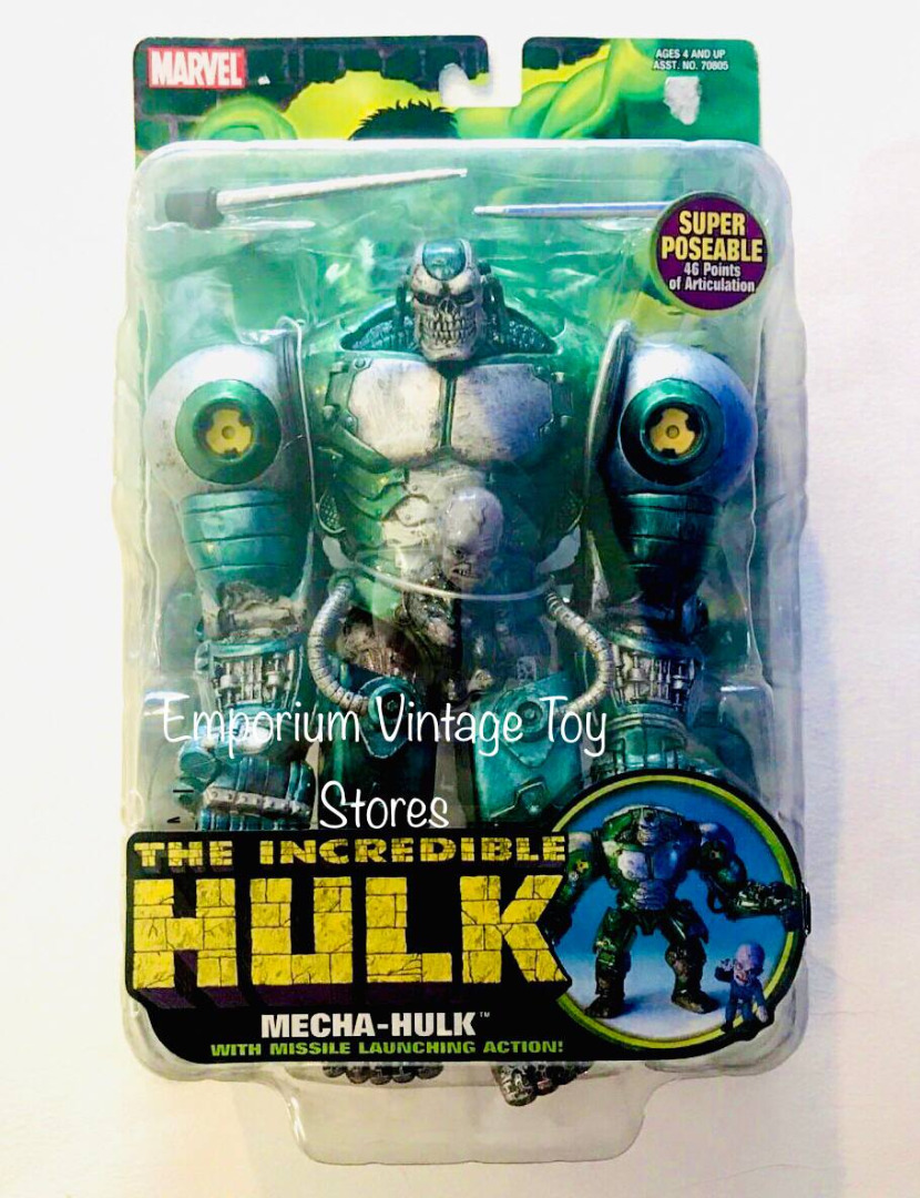 TOYBIZ 2004 MARVEL THE INCREDIBLE HULK SERIES MECHA HULK WITH GREMLIN ...