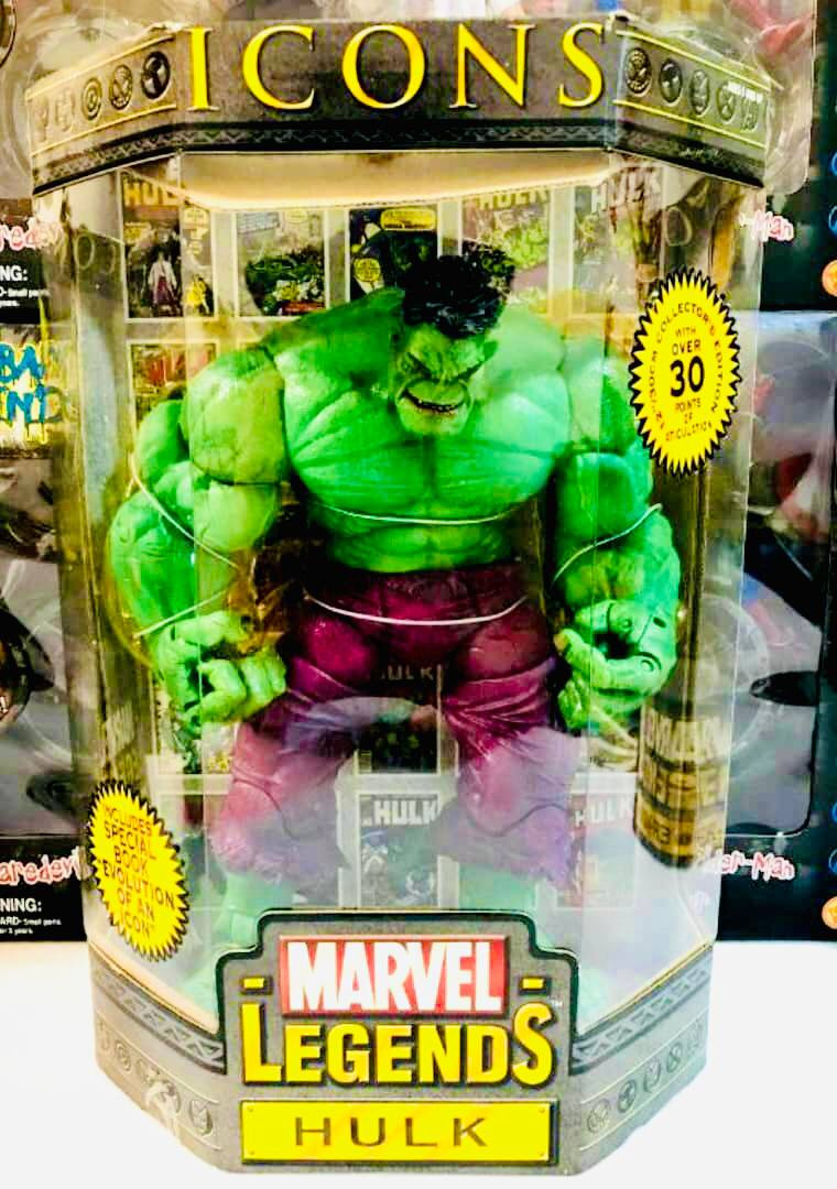 TOYBIZ 2006 MARVEL LEGENDS ICON SERIES INCREDIBLE GREEN HULK, Hobbies ...