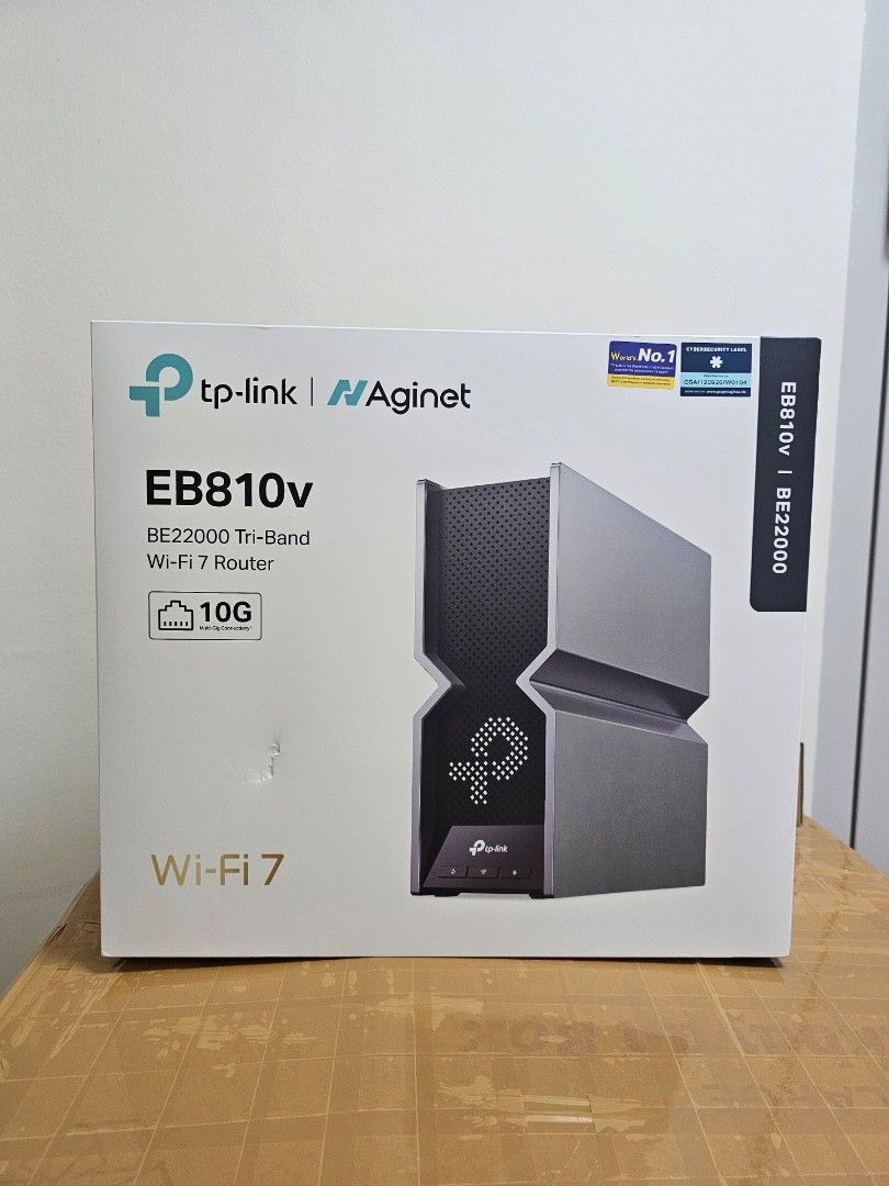 TP-LINK EB810V BE2200 TRI-BAND WIFI 7 ROUTER, Computers & Tech, Parts ...