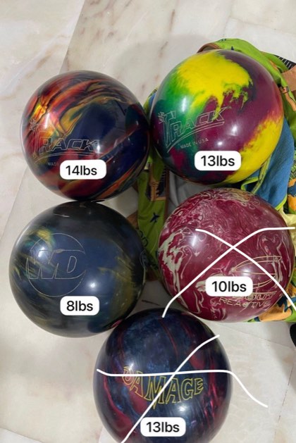 TRACK, WD, DAMAGE Bowling Balls, Sports Equipment, Sports & Games ...