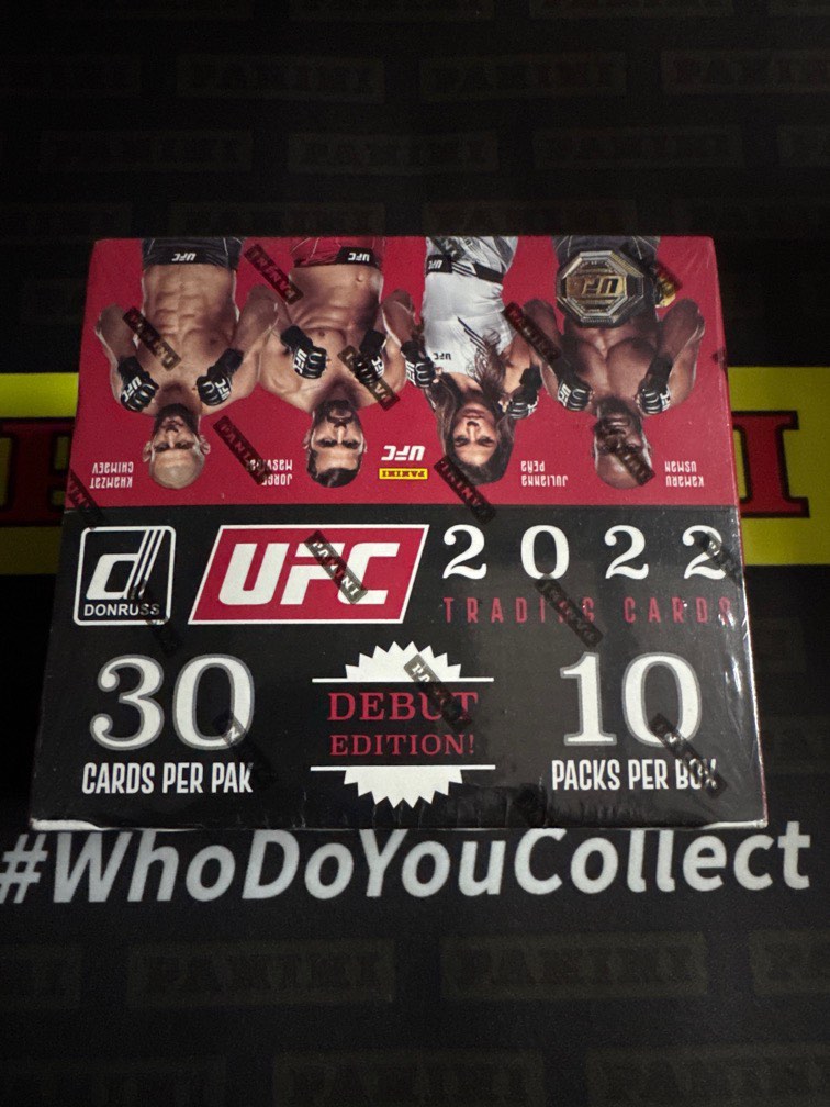 UFC Panini Donruss 2020 Sport Trading Cards Hobby Box Debut Edition ...