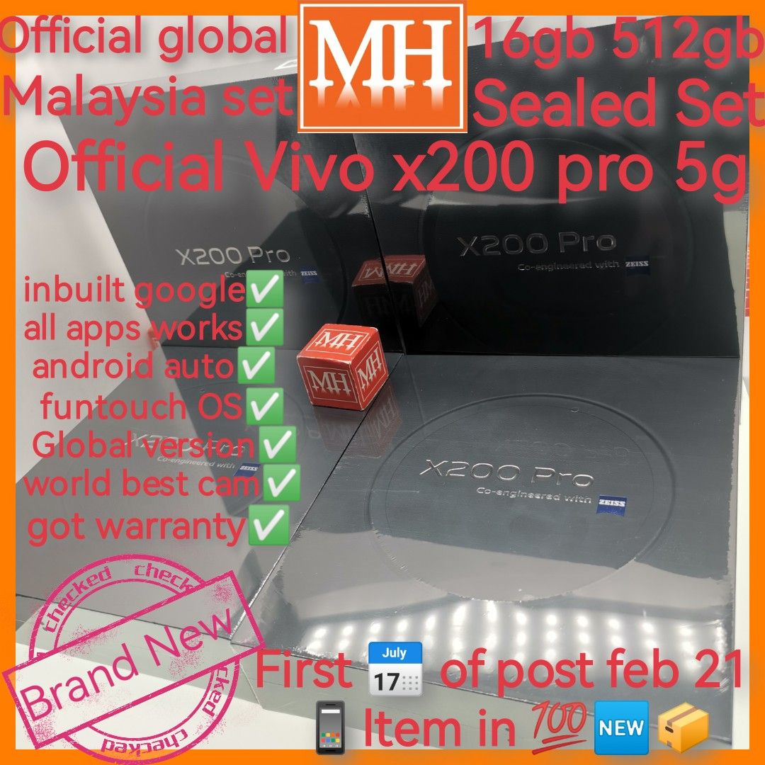 Vivo Malaysia funtouch OS x200 pro 5g global Grey 512GB, Mobile Phones ...