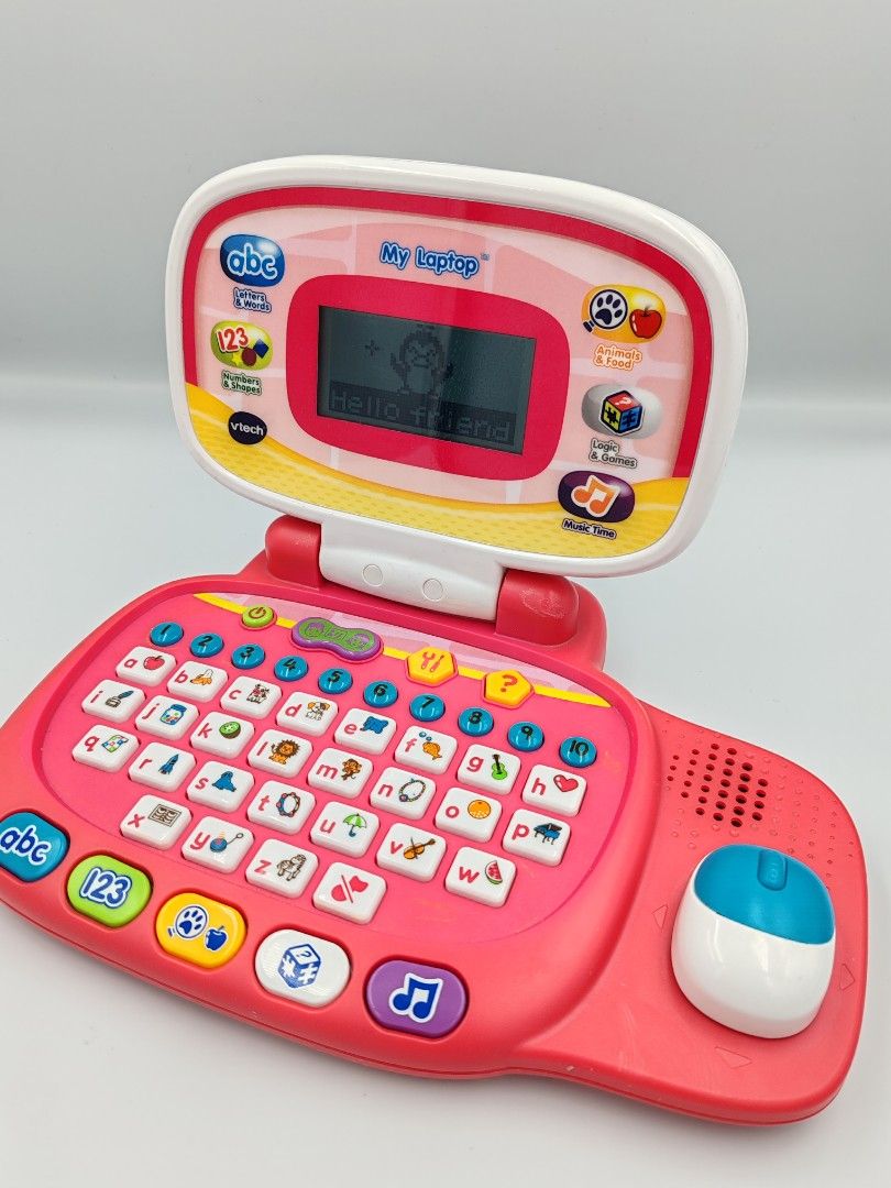 Vtech My Laptop - Pink (A04), Hobbies & Toys, Toys & Games on Carousell