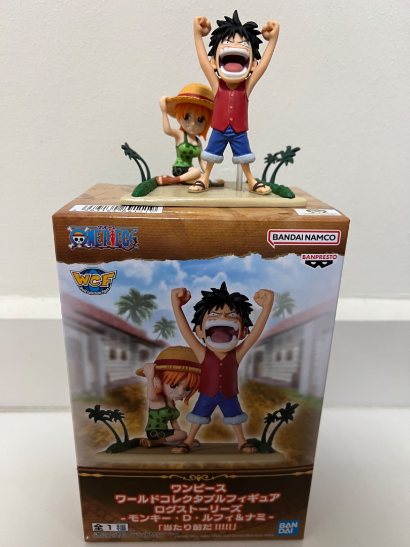 One Piece WCF Monkey D. Luffy & Nami Log Stories, Hobbies & Toys, Toys ...