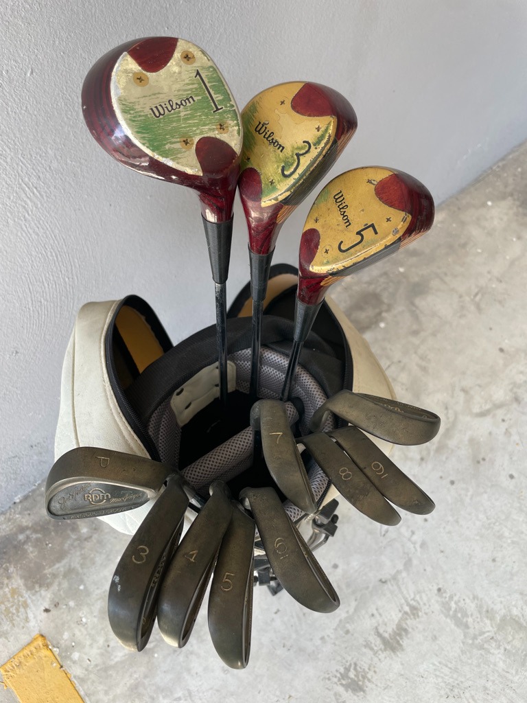 Wilson Wood Driver 1,3,5 & Macgregor Iron Full Set, Sports Equipment ...