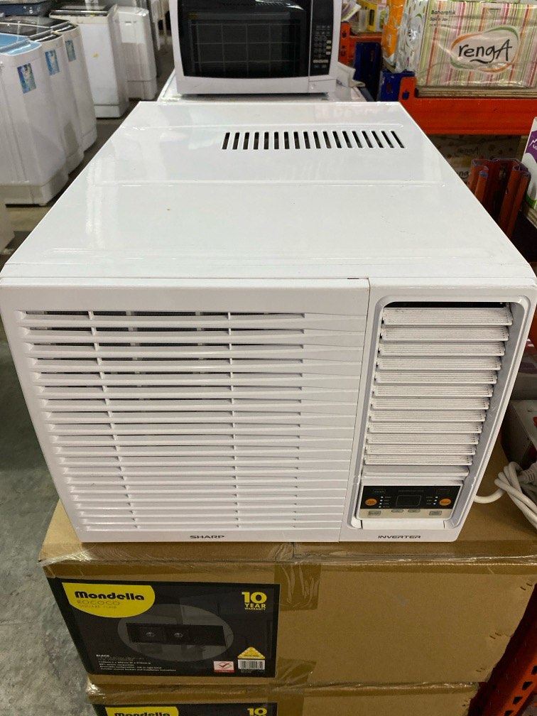 Window type aircon inverter 1hp sharp, TV & Home Appliances, Air ...