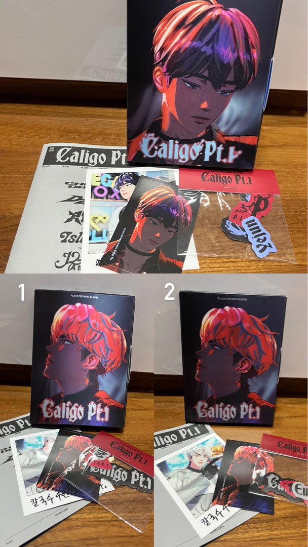 WTS Plave Vanguard ver. Caligo Pt.1 albums (Yejun, Eunho) unsealed ...