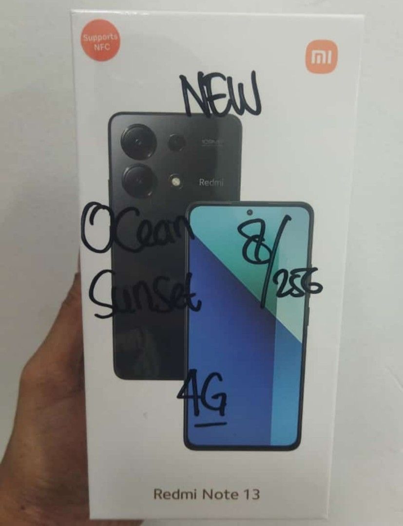 Xiaomi Redmi Note 13 4G 8GB+256GB Sunset Ocean BNIB Garansi Resmi ...