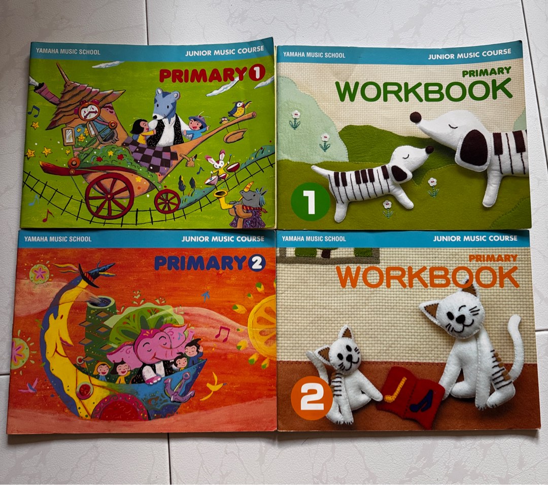 Yamaha JMC Music Books Full Set 1-4, Hobbies & Toys, Books & Magazines ...