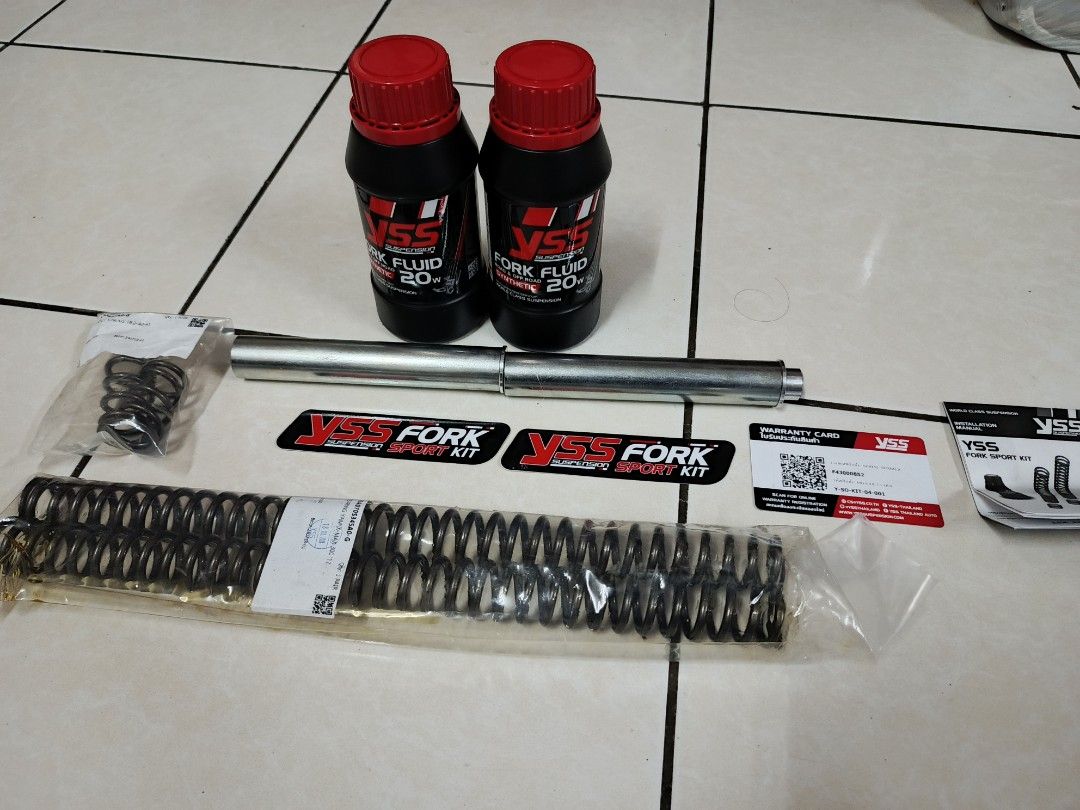 Yamaha Xmax YSS Fork sport kit lower 1", Motorbikes on Carousell